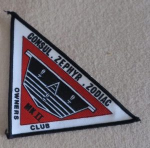 Sew on Triangle Badge – The Ford Mk11 Consul Zephyr Zodiac Owners Club